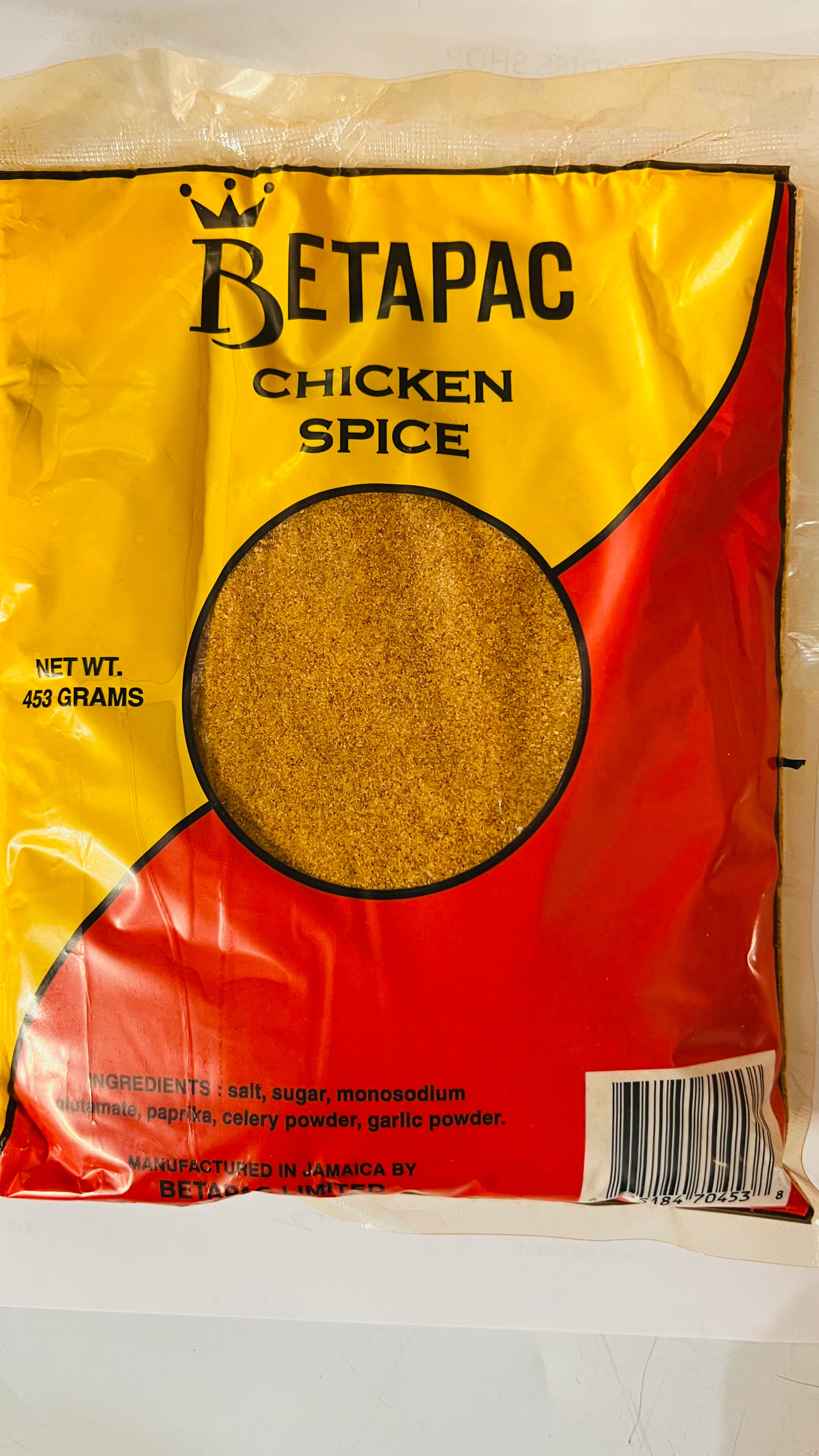 BETAPAC Chicken Spice 453g – JAMROCK GOODIES SHOP