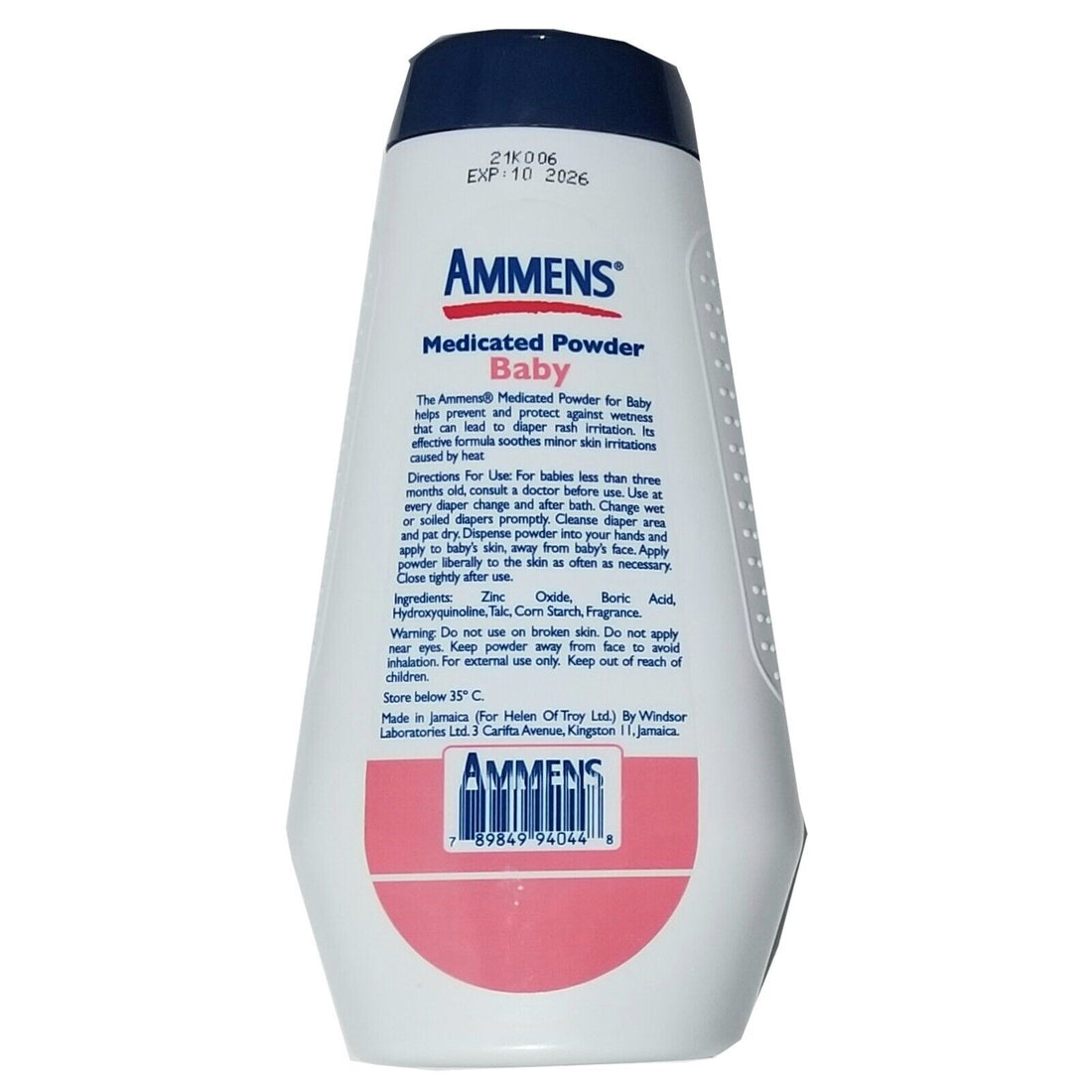 Ammens Medicated Baby Powder 250 g – JAMROCK GOODIES LLC